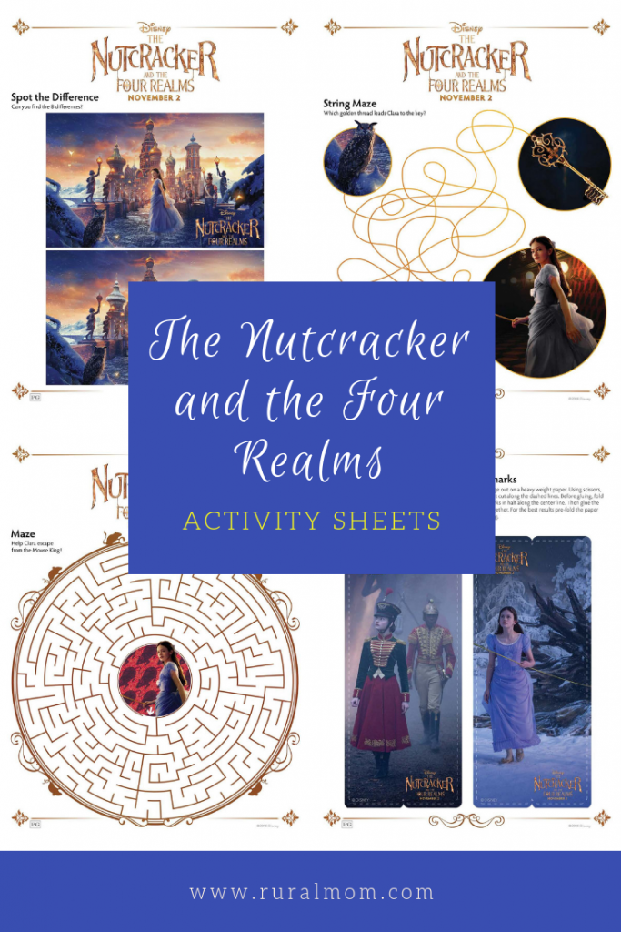 THE NUTCRACKER AND THE FOUR REALMS Activity Sheets Rural Mom